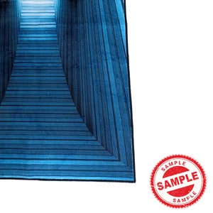 Vortex Rug , 3D Vortex Illusion, Illusion Rug, Vortex Illusion Rug, 3D ...