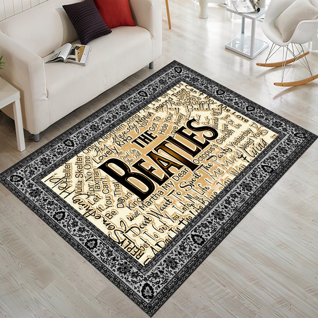 The Beatles, the Beatles Rug,the Beatles Gift,music Rug,fan Rug,musical ...