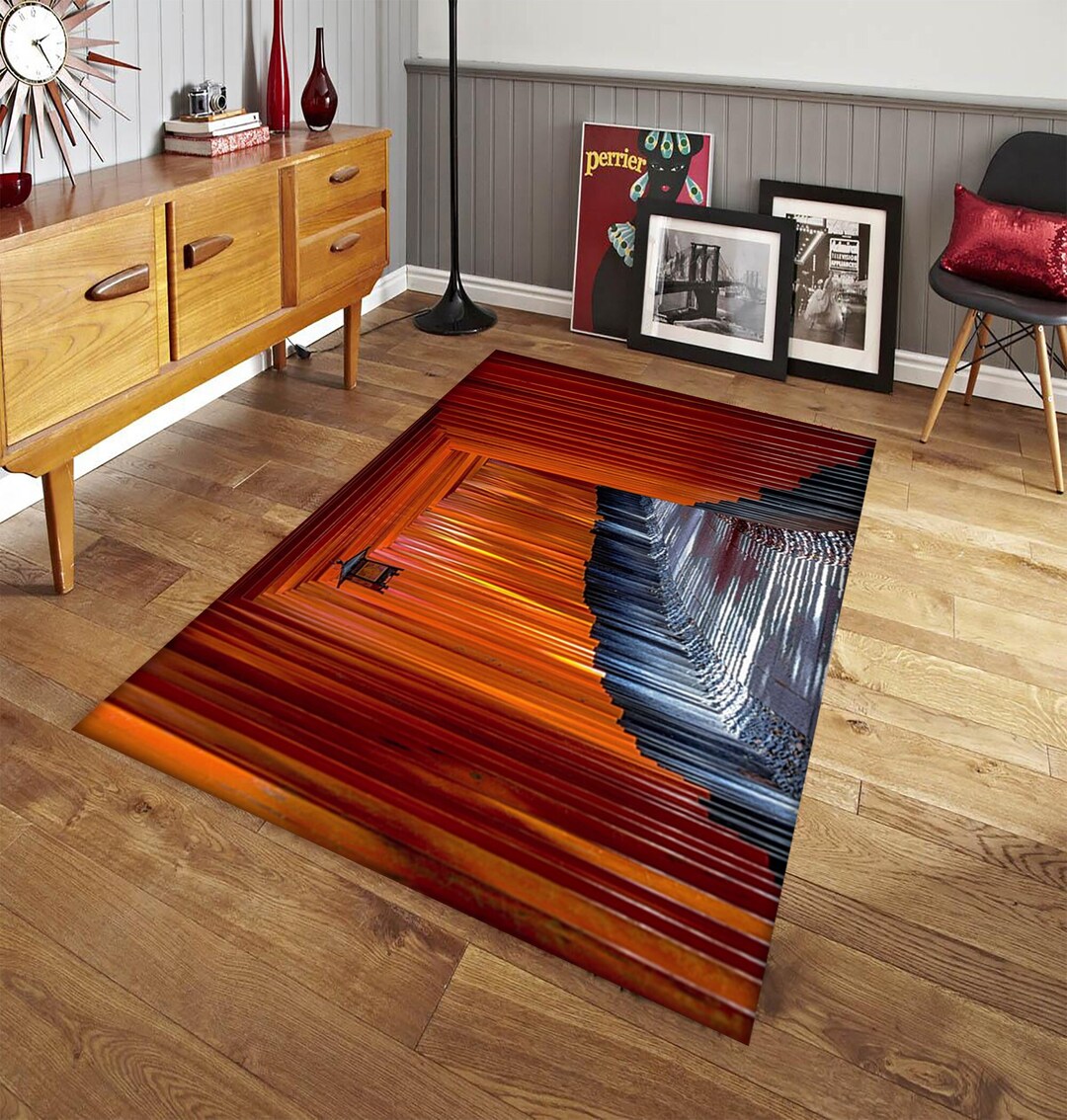 Optical Illusion Rugoptical Illusionvortex Rug 3D Vortex - Etsy