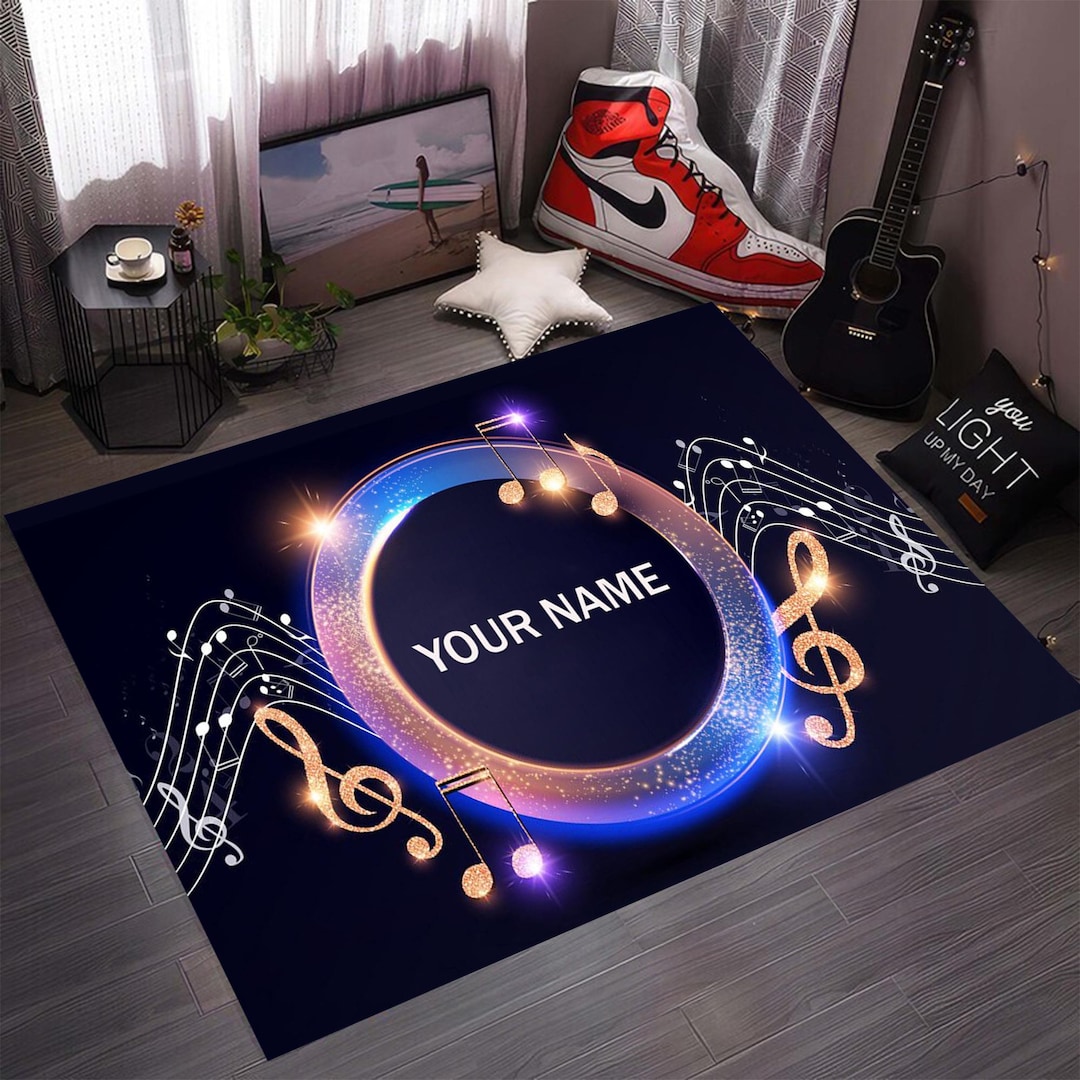 Clef Rug, Music Rug,music Notes Rug,treble Clef Rug,colorful Music ...