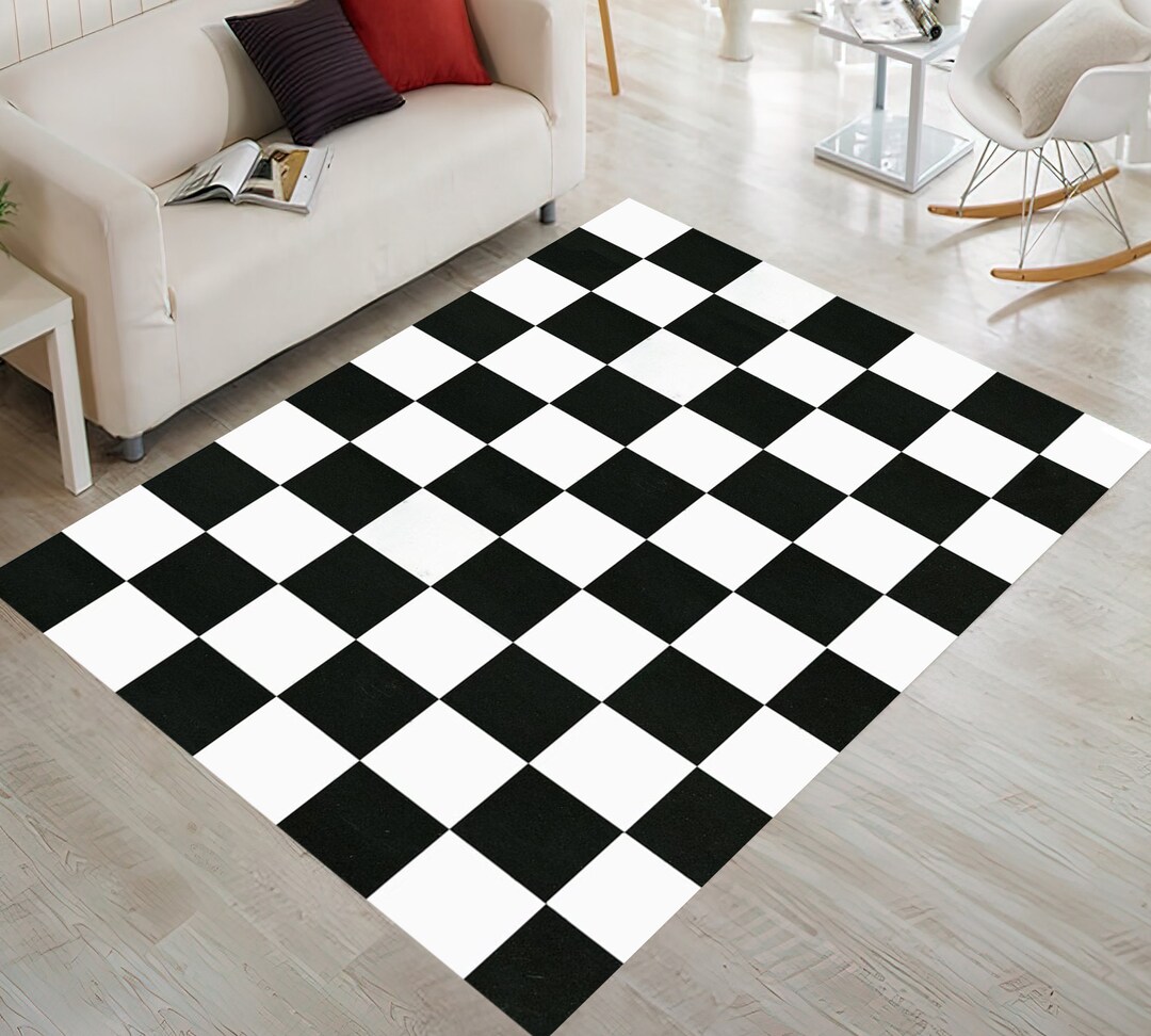 Chess Set Rug,chess Rug,game Room Rug,custom Rug, Kids Room Rug, Gift ...