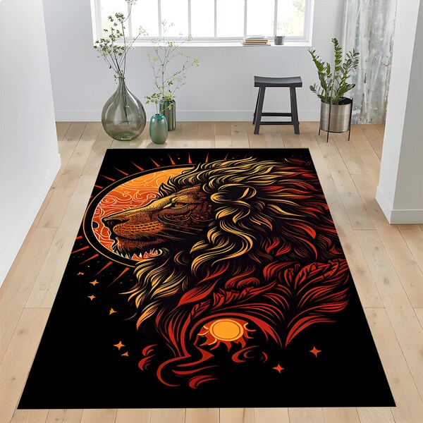 Lion Rug - Etsy