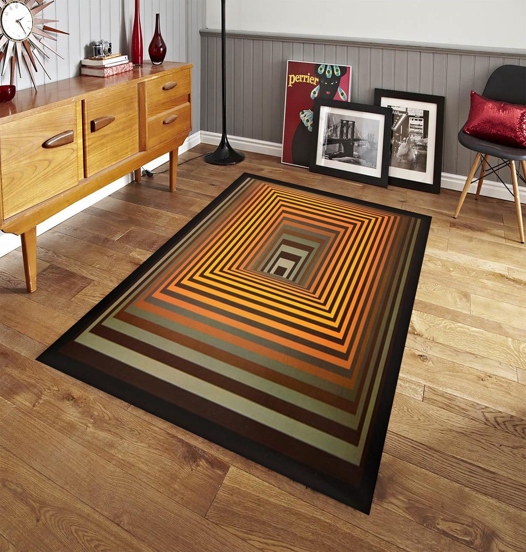 Optical Illusion Rugoptical Illusionvortex Rug 3D Vortex - Etsy