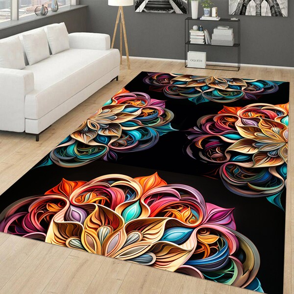 Mandala Rug - Etsy Australia