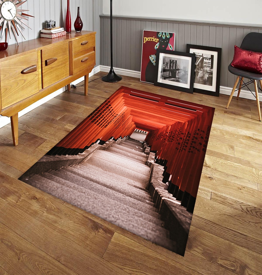 Optical Illusion Rug,optical Illusion,vortex Rug, 3D Vortex Illusion ...
