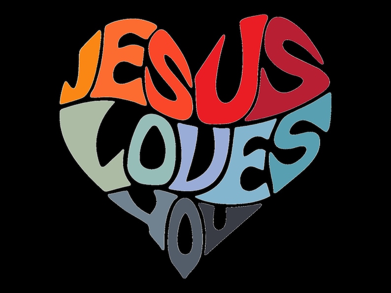 Jesus Loves You - Etsy