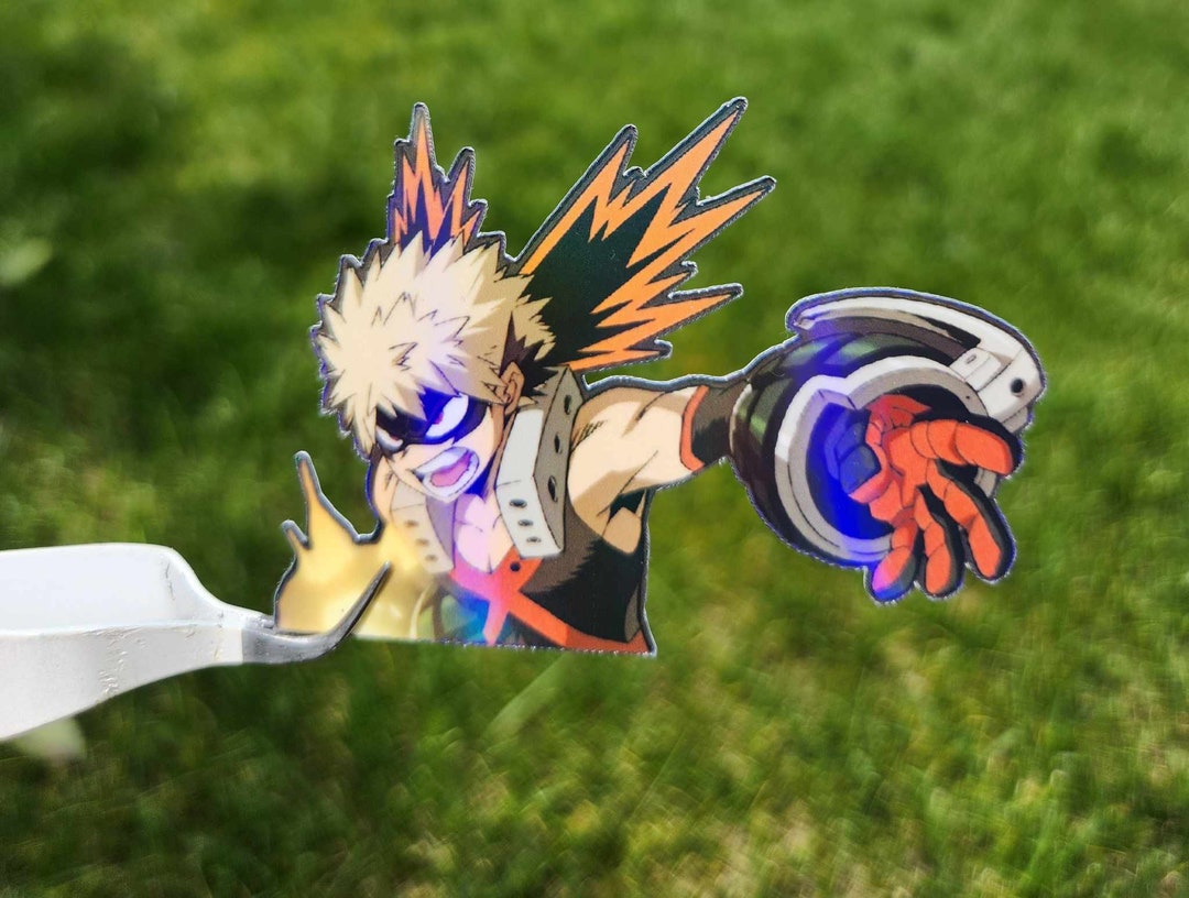 Cute Hero Sticker UV, Holographic, Laminated, Peeker, Waterproof - Etsy