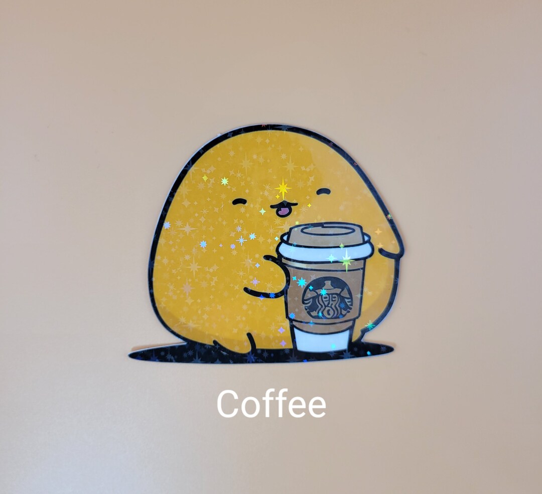 Cute UV Resistant Holographic Laminated Peeker Waterproof Sticker - Etsy