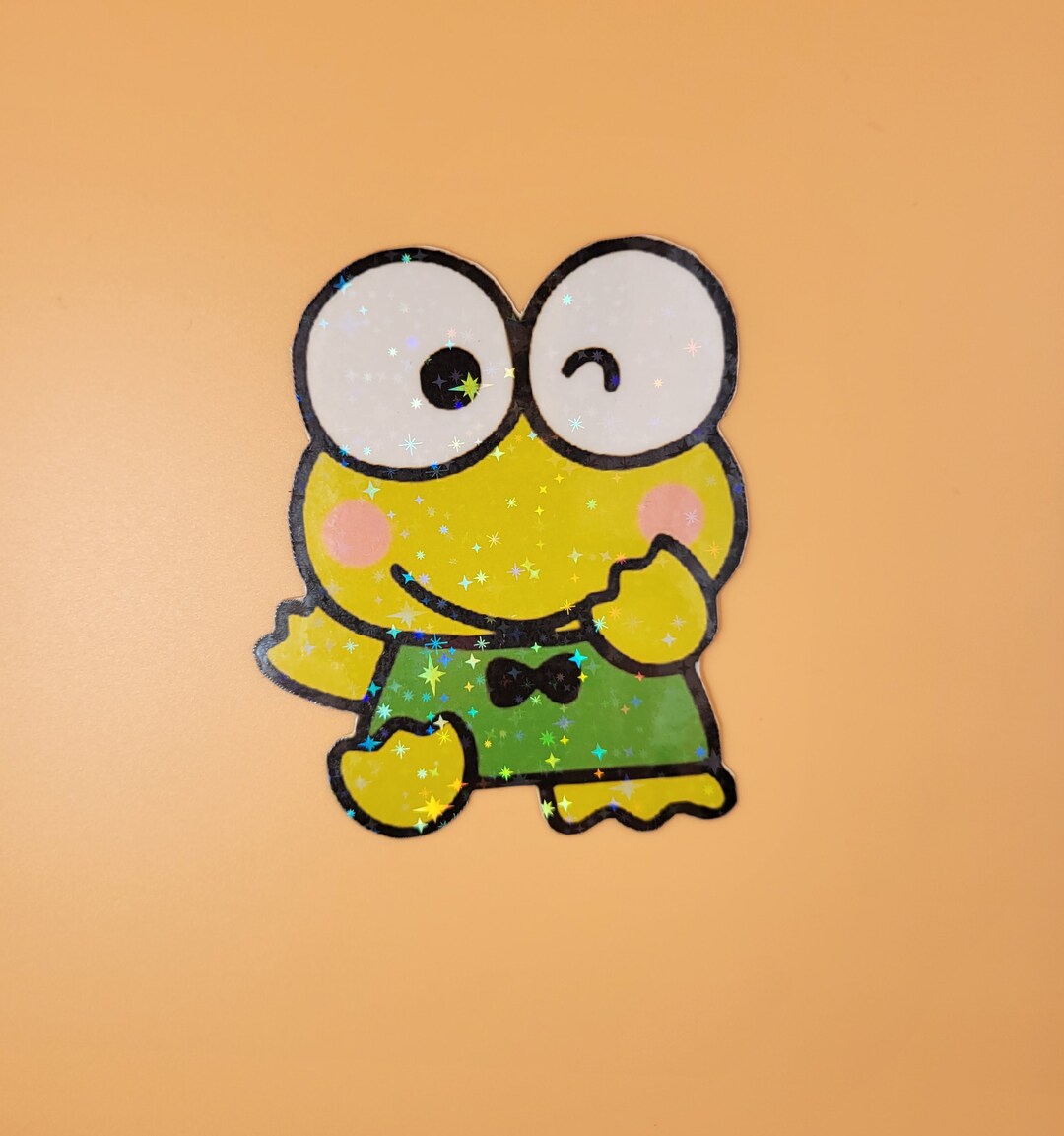 Cute UV Resistant Holographic Laminated | Peeker | Waterproof | Sticker ...