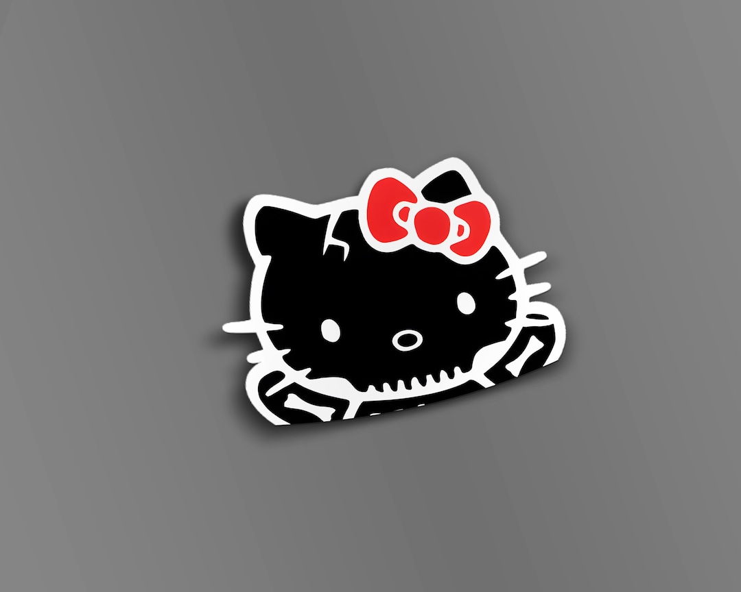 Cute UV Resistant Holographic Laminated Peeker Waterproof Sticker - Etsy