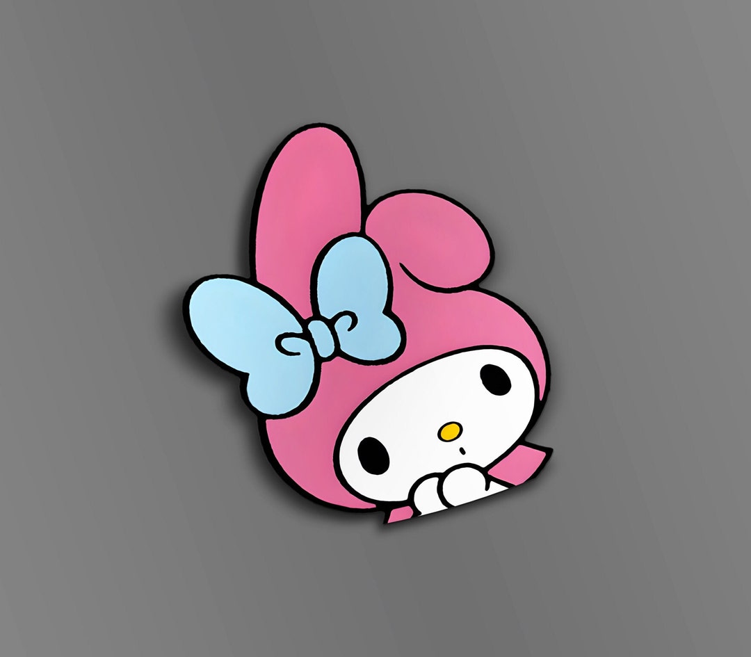 Cute UV Resistant Holographic Laminated | Peeker | Waterproof | Sticker ...
