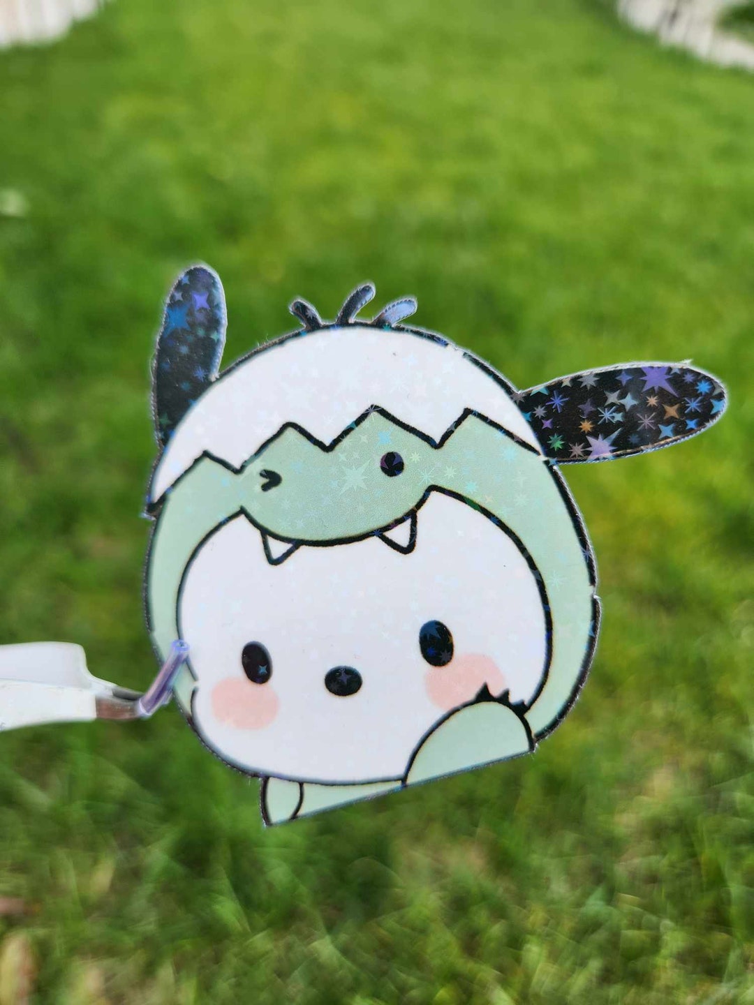 Cute UV Resistant Holographic Laminated | Peeker | Waterproof | Sticker ...