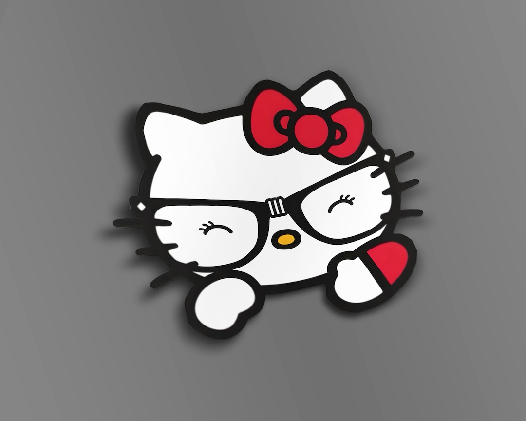 Cute UV Resistant Holographic Laminated | Peeker | Waterproof | Sticker ...