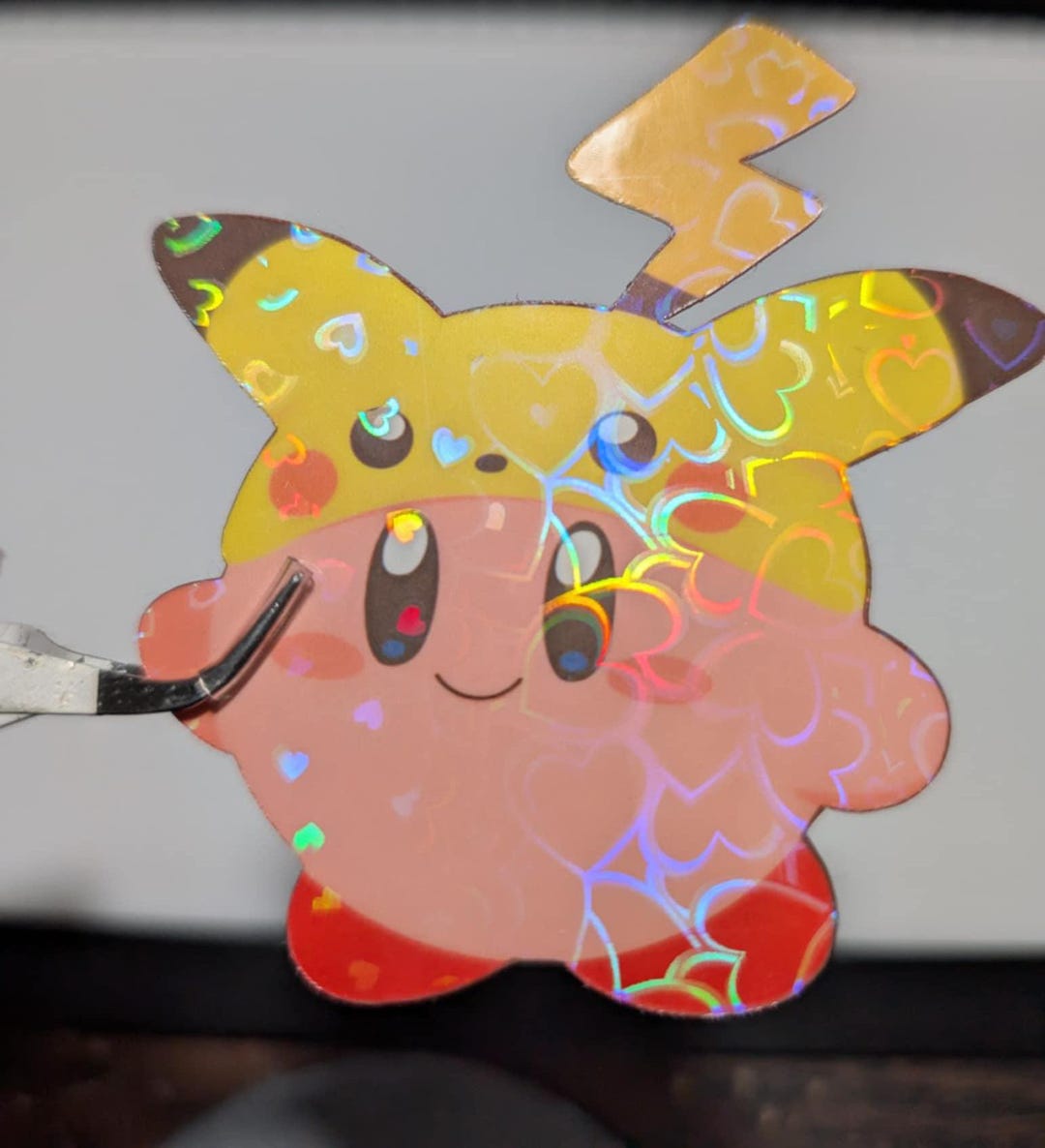 Cute UV Resistant Holographic Laminated | Peeker | Waterproof | Sticker ...