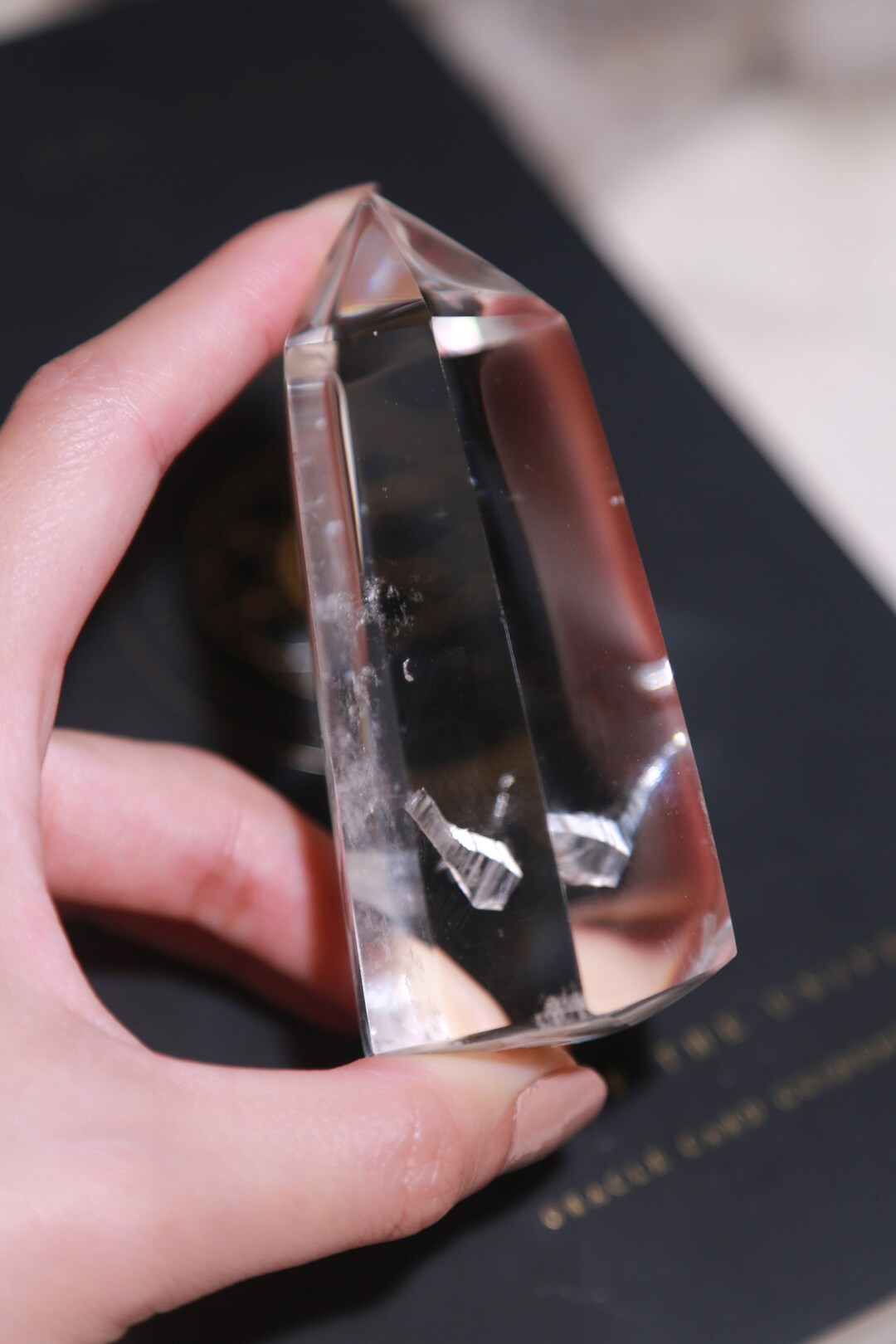 RARE Unique Manifestation Clear Quartz in Quartz Tower Crystal Inside ...