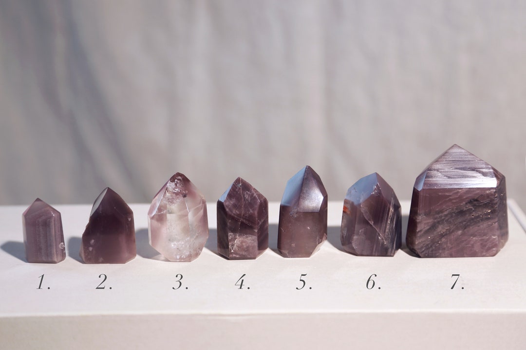 Pick Yours Pink Lithium Points Purple Lithium Quartz Pink Phantom ...