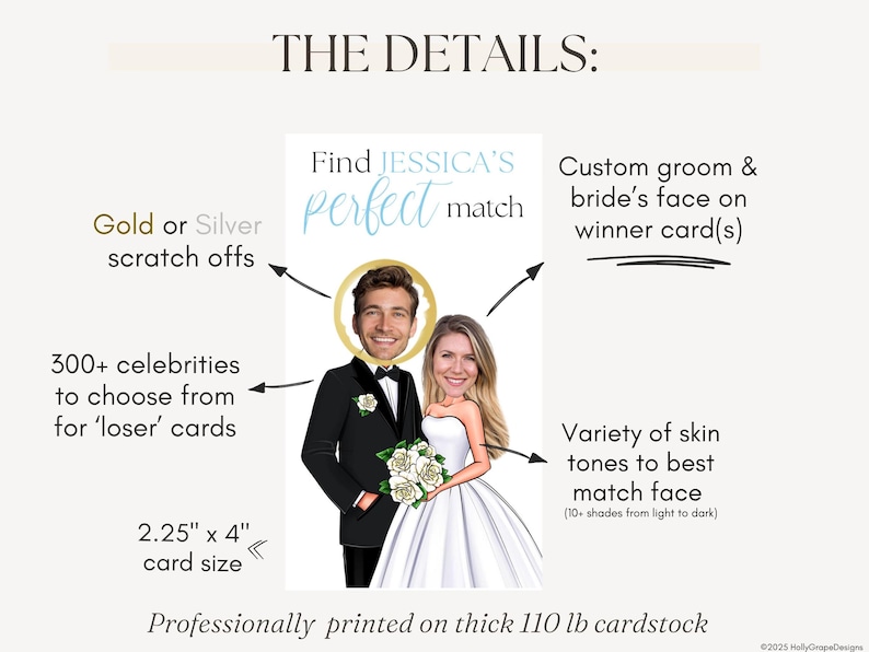 Bridal Shower Games, Printed, Who Has the Groom, Scratch off Game ...