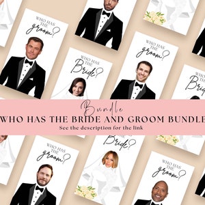 Who Has the Groom Bridal Shower Game, Personalized Who Has the Groom ...