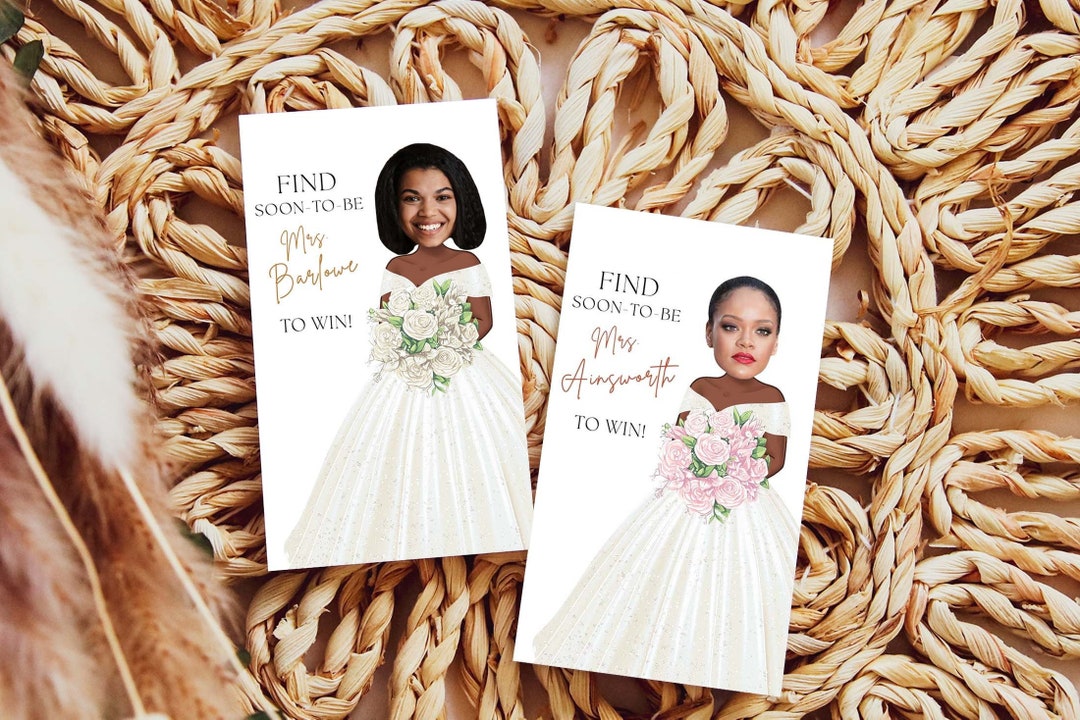 Who Has the Bride Scratch off Game: Celebrity Bridal Shower - Etsy