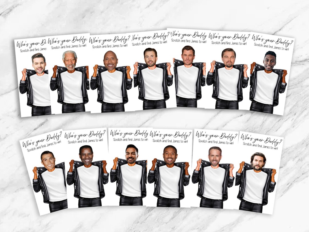 Find the Daddy Scratch off Game: Baby Shower Fun - Etsy