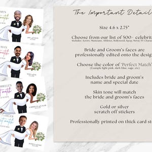 Bridal Shower Games, Printed, Who Has the Groom, Scratch off Game ...