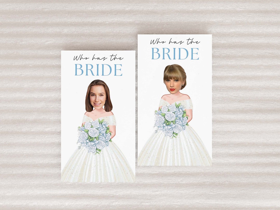 Printed, Who Has the Bride, Bridal Shower Games, Who Has Bride Bridal ...