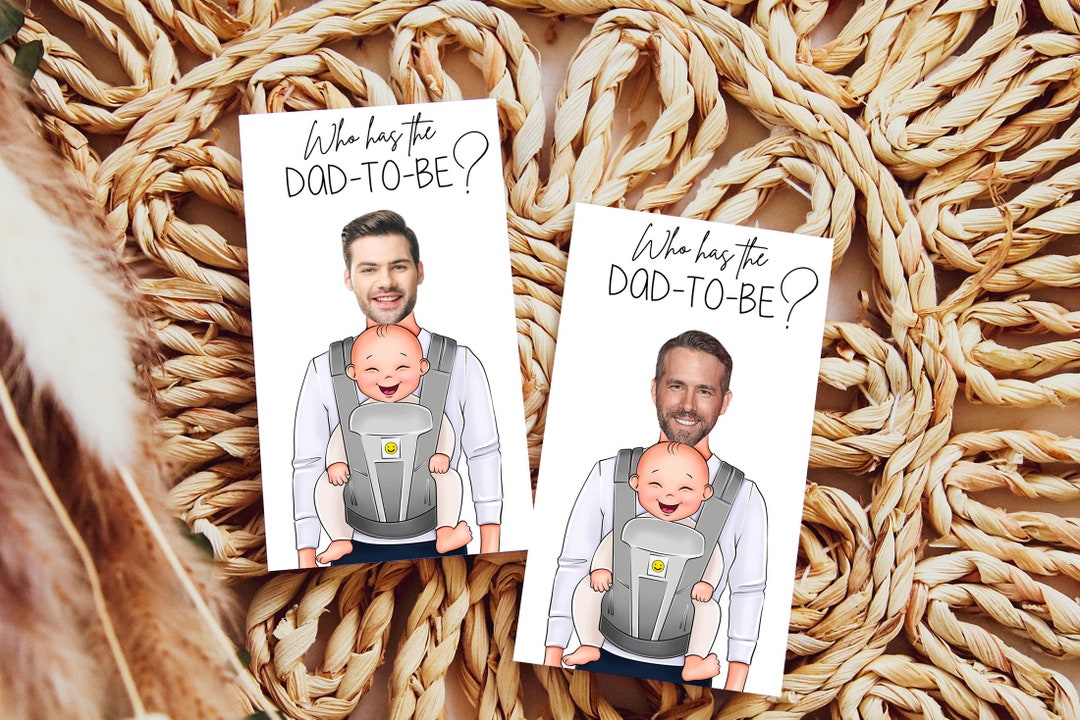 Printed Baby Shower Game, Find the Dad Scratch off Game, Who Has the ...