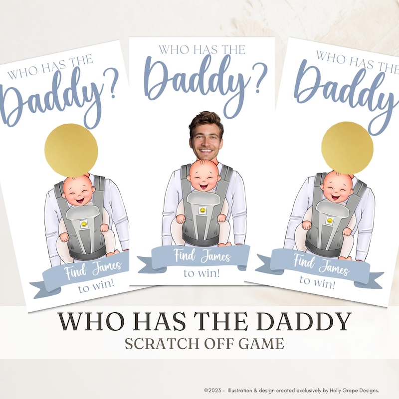 Scratch Find the Dad - Etsy