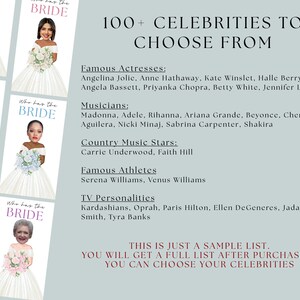 Printed, Who Has the Bride, Bridal Shower Games, Who Has Bride Bridal ...