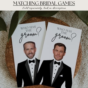 Printable He Said She Said Game Card, Guess Who Said It Bride or Groom ...