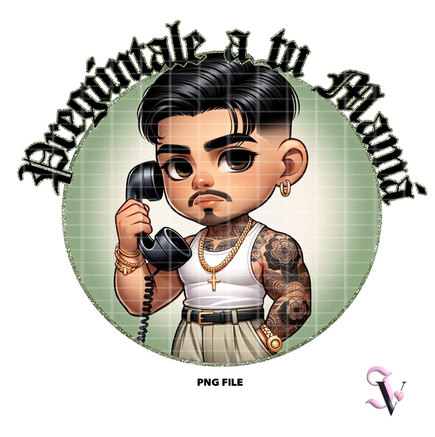 Latino Dad Sayings Bundle Chicano Dad Chibi Style Father's Day Shirt ...