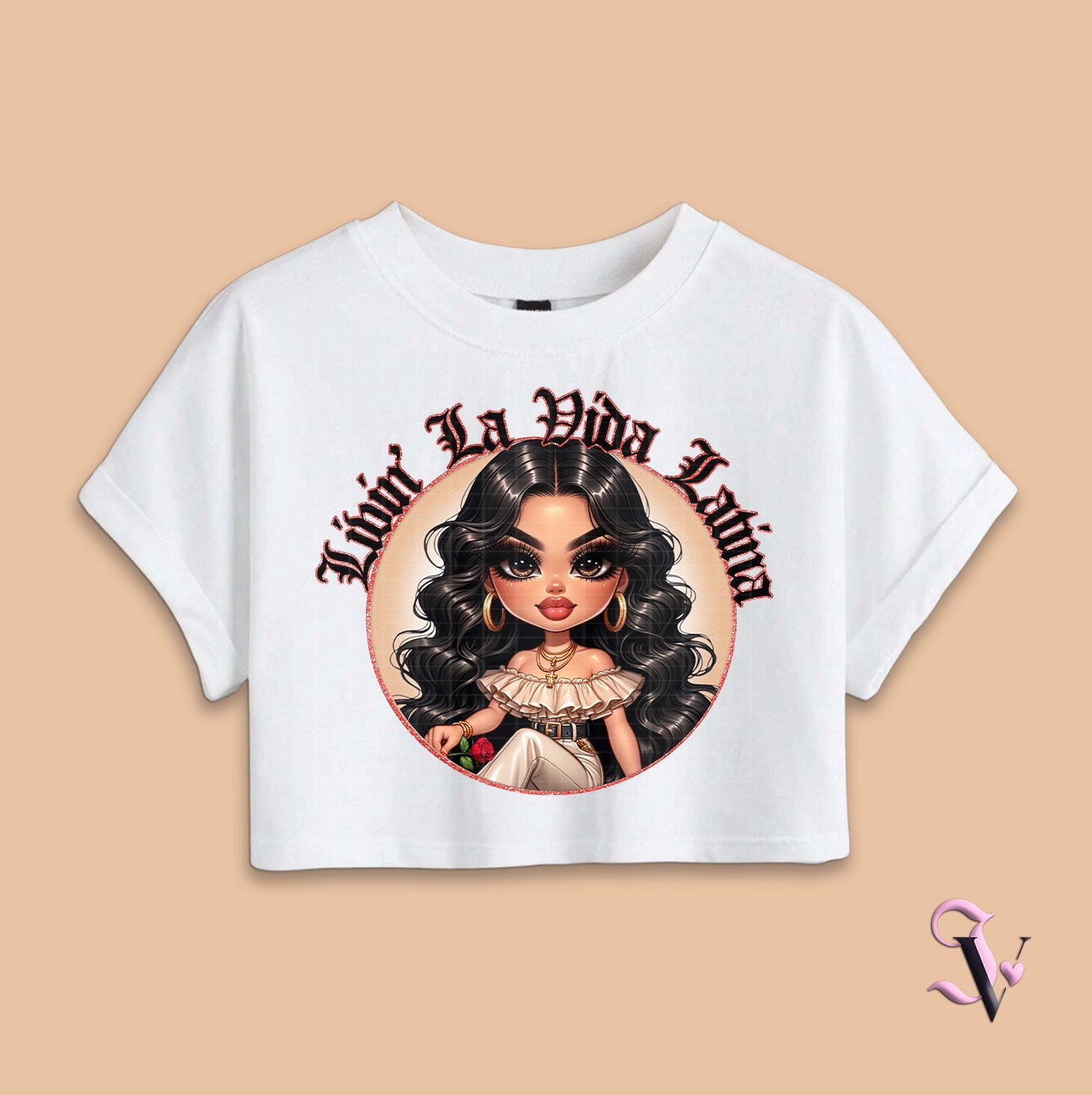 Livin' La Vida Latina Chicana Chola Chibi Style Old School Chola Latina ...