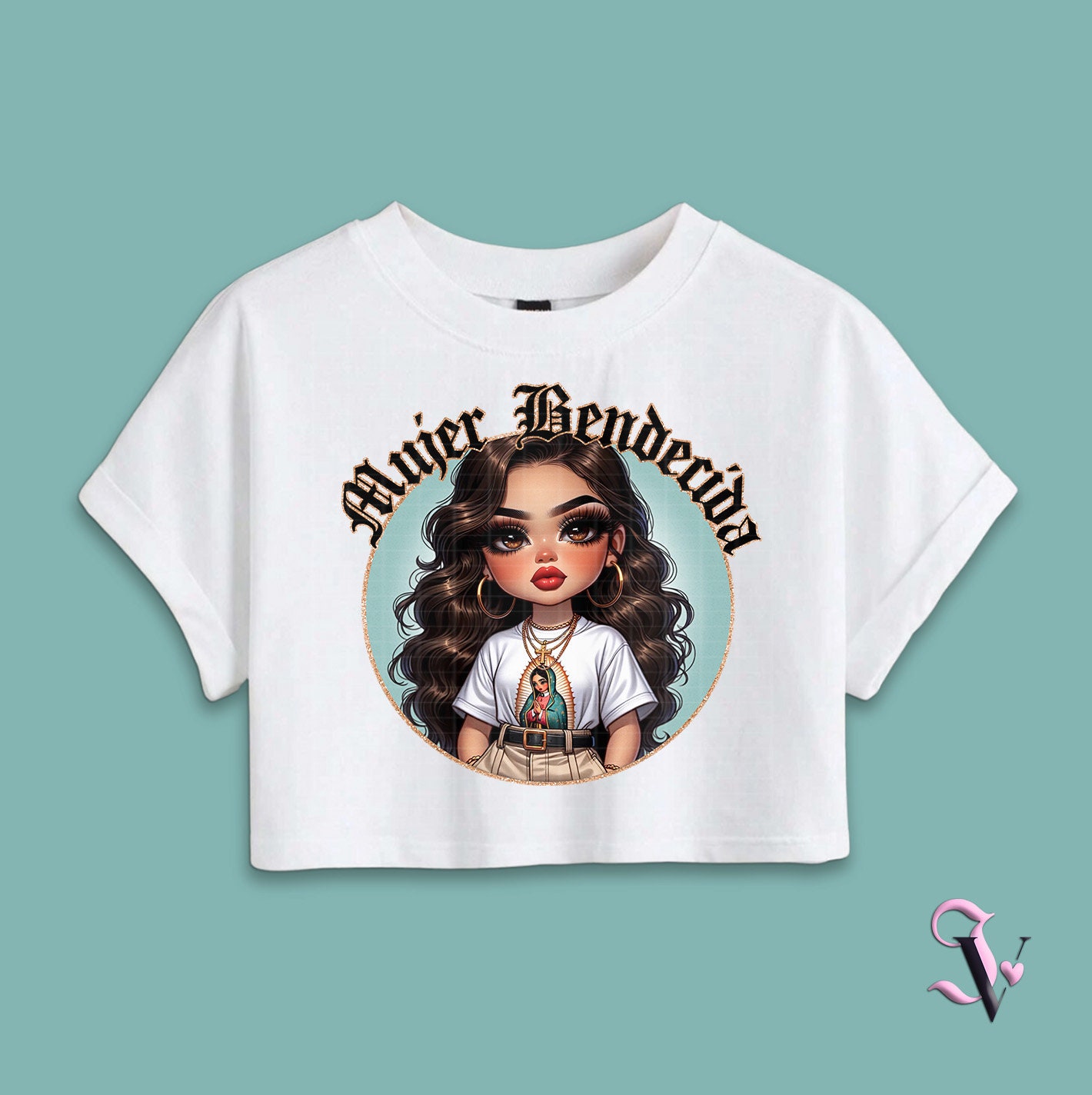 Mujer Bendecida Virgen De Guadalupe Chicana Mom Latina Mother's Day ...
