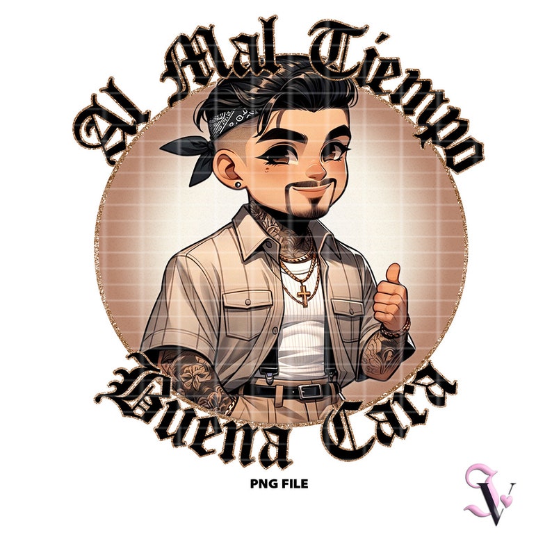 Latino Dad Sayings Bundle Chicano Dad Chibi Style Father's Day Shirt ...