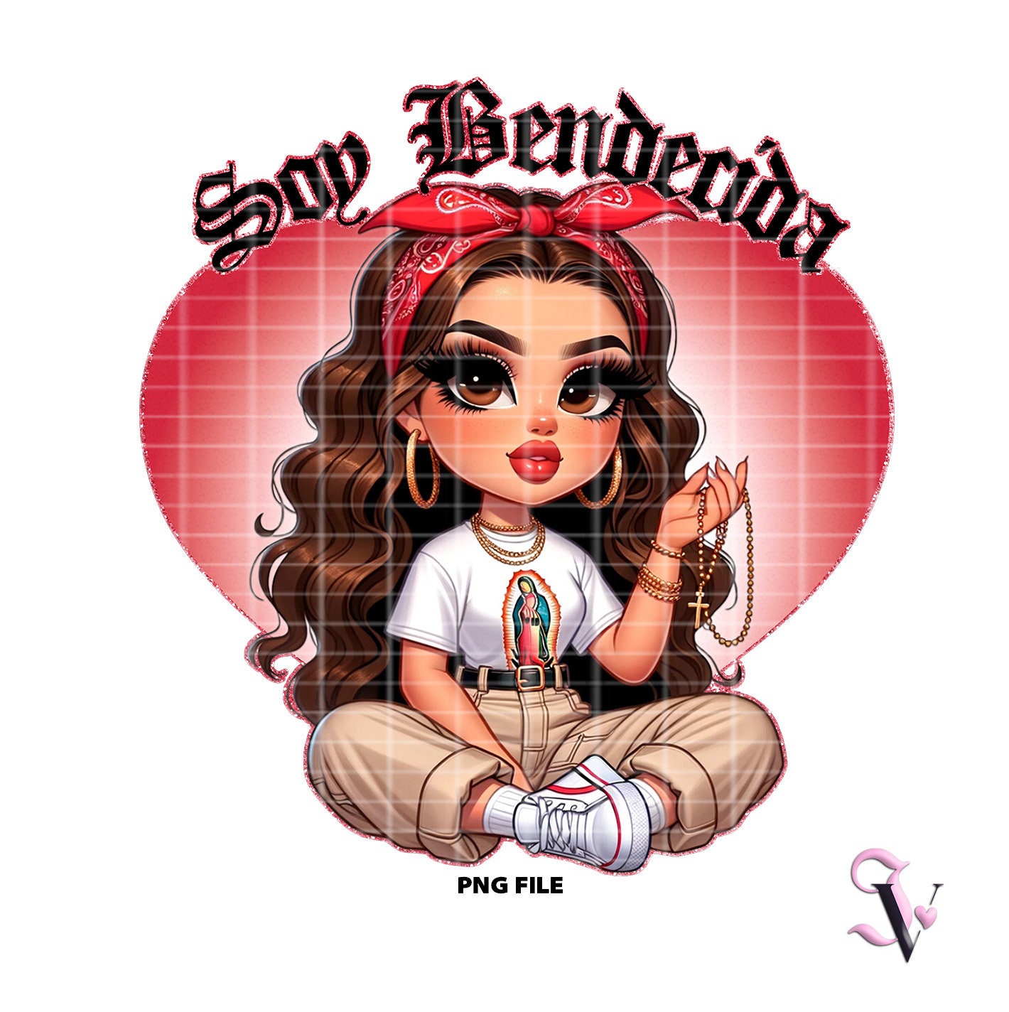 Soy Bendecida Virgen De Guadalupe Chicana Chola Latina Mother's Day ...