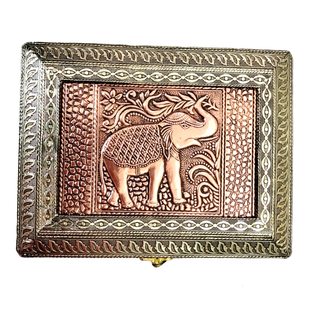 Wooden Handcrafted Elephant Design Dryfruit Box / Diwali Gift Box / Dry ...
