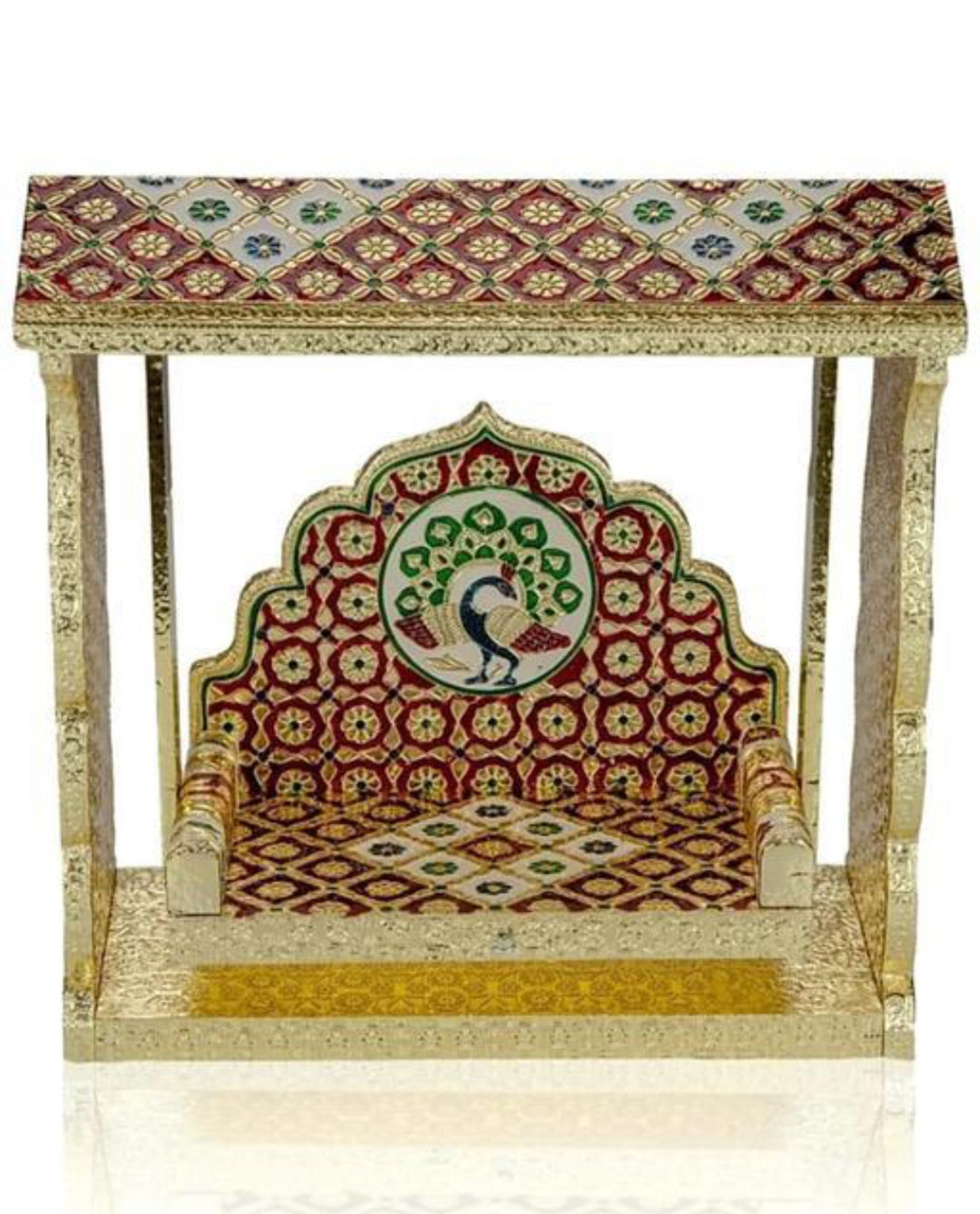 Beautifu Minakari Work Krishna Jhula With Kalash Design / Laddu Gopal ...
