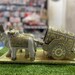 Meenakari Wooden Bullock Cart With Double Bull/ Wooden Showpiece Home ...