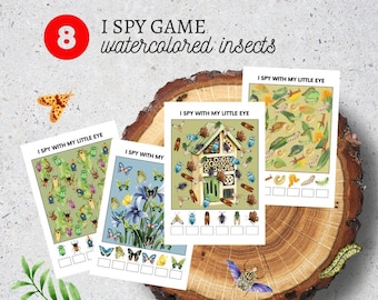 Insect I Spy Printable Insect Learning Mini Beasts Printable Busy ...