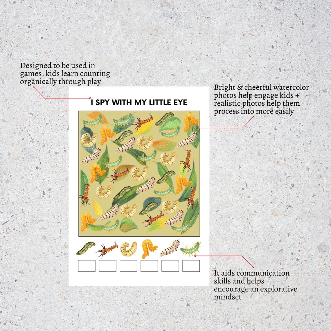 Insect I Spy Printable|insect Learning|mini Beasts Printable|busy ...