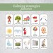 Calming Corner Flashcards|calming Strategies Flash Cards|calming ...