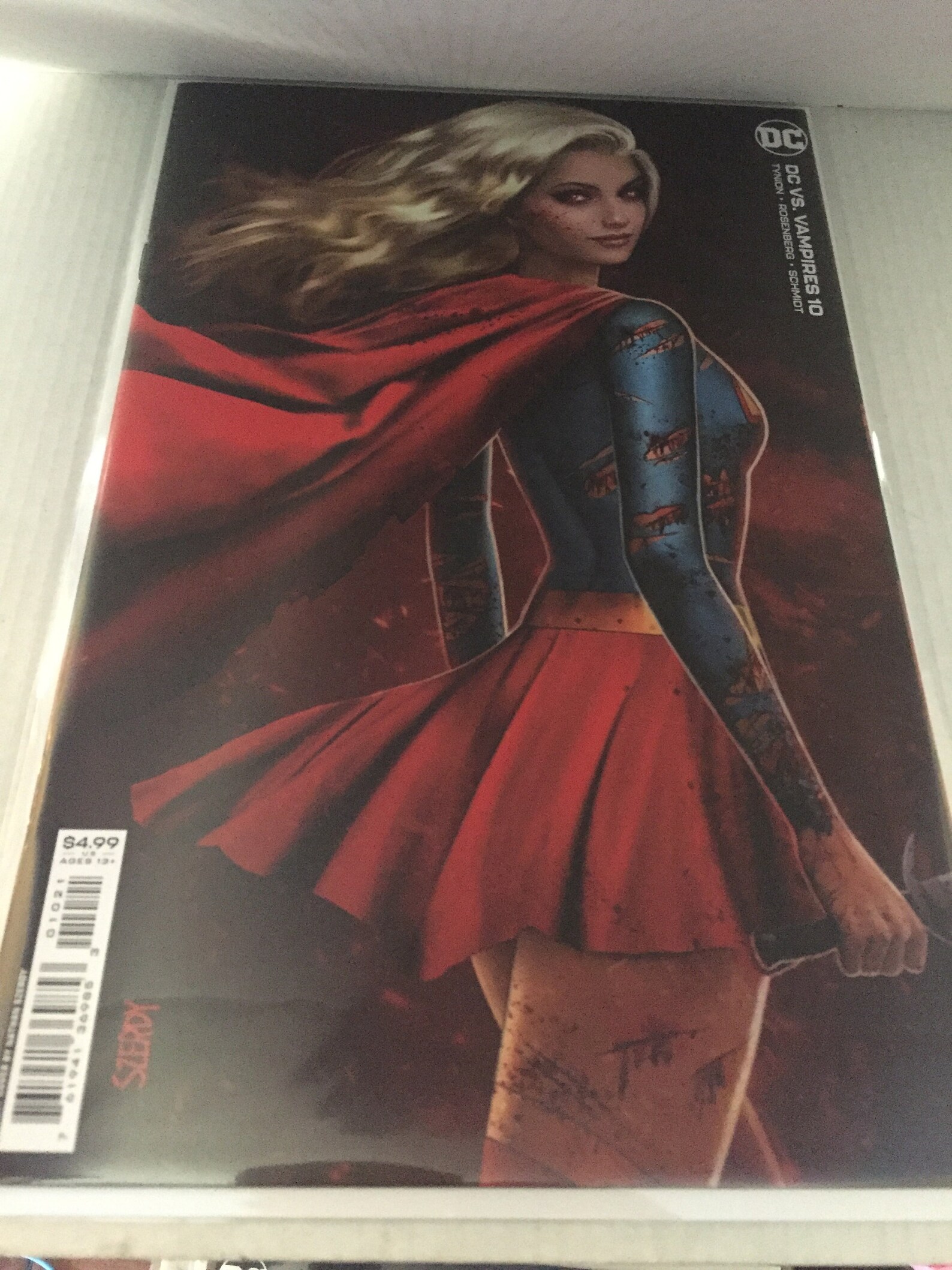 2022 DC Comics DC Vs Vampires Nathan Szerdy Supergirl Variant #10 - Etsy