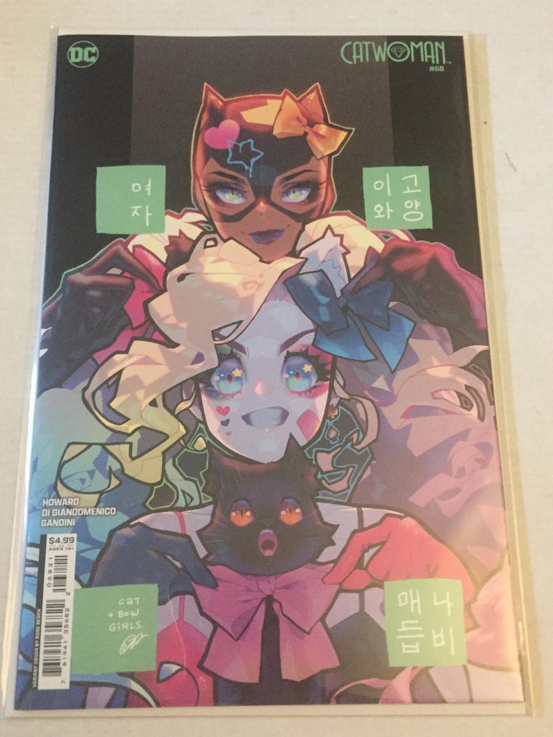 2024 DC Comics Catwoman Rachta Lin & Rose Besch Variants #68 - Etsy