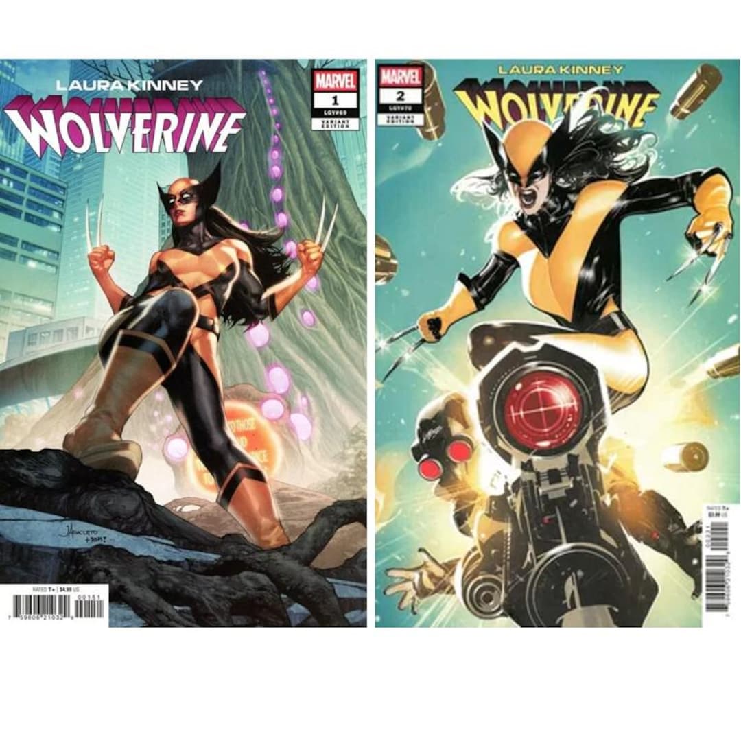2024 Marvel Comics Laura Kinney Wolverine Jay Anacleto Variant #1 & Lobo Variant #2 - Etsy