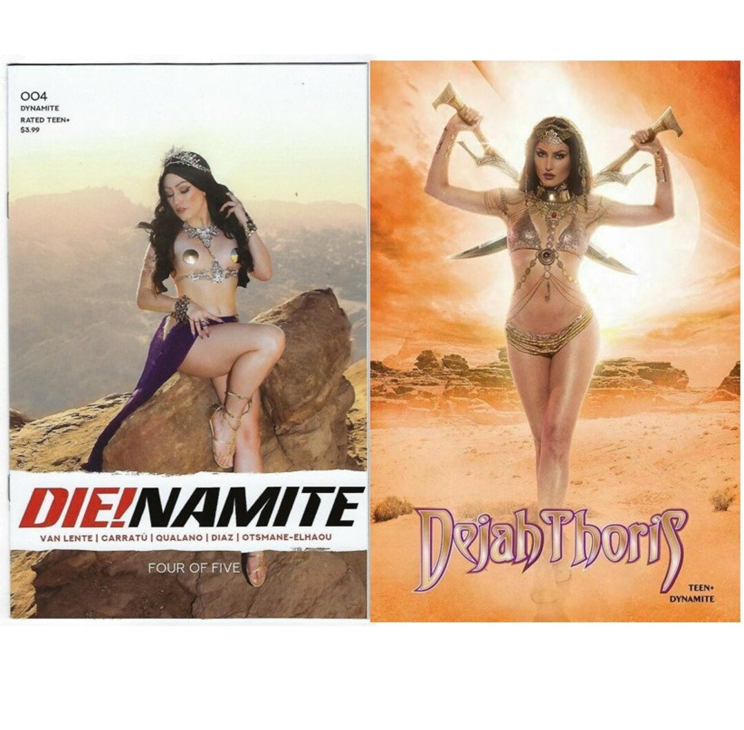 2021 Dynamite Cosplay Dejah Thoris Die!namite Variant #4 & Winters End ...