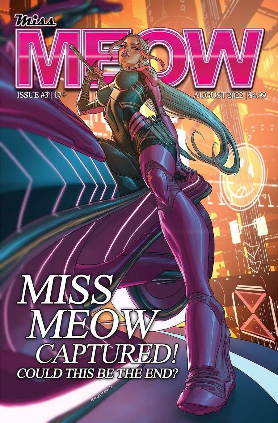 2022 Merc Publishing Miss Meow #3 Pete Woods Cover - Etsy