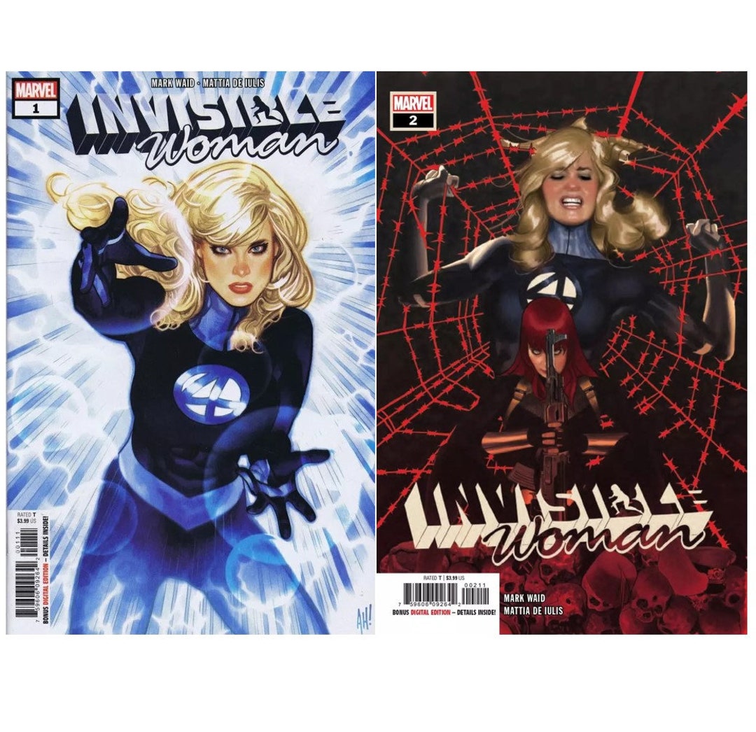 2019 Marvel Comics Invisible Woman Adam Hughes #1 & #2 - Etsy