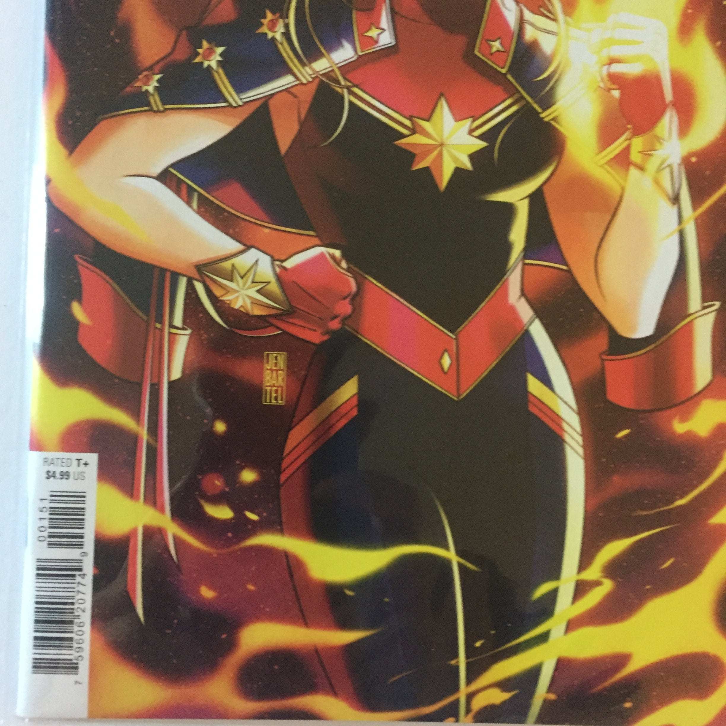 2023 Marvel Comics Captain Marvel Jen Bartel Variant 1 & Kendrick Lim ...