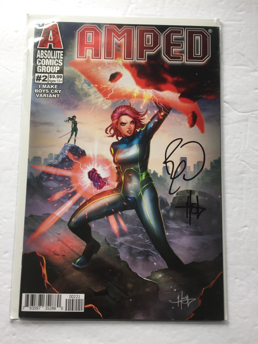 2013 Absolute Comics Amped #2 Variant Double Signed by Creees Lee & Benny Powell - Etsy