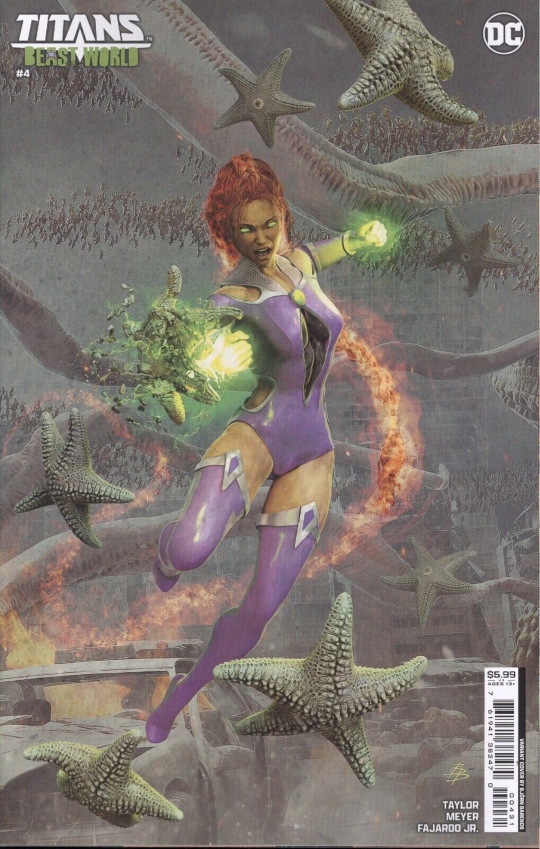 2024 DC Comics Titans Beast World Bjorn Barends Starfire Variant 4 - Etsy 2024 DC Comics Titans Beast World Bjorn Barends Starfire Variant 4 - Etsy